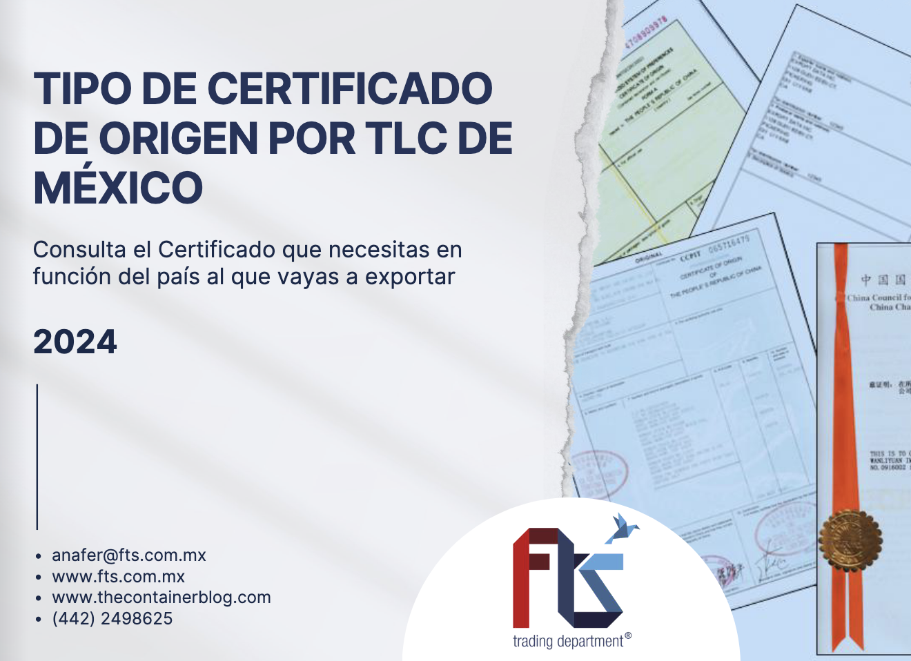 Formatos del Certificado de Origen en el Comercio Exterior Mexicano